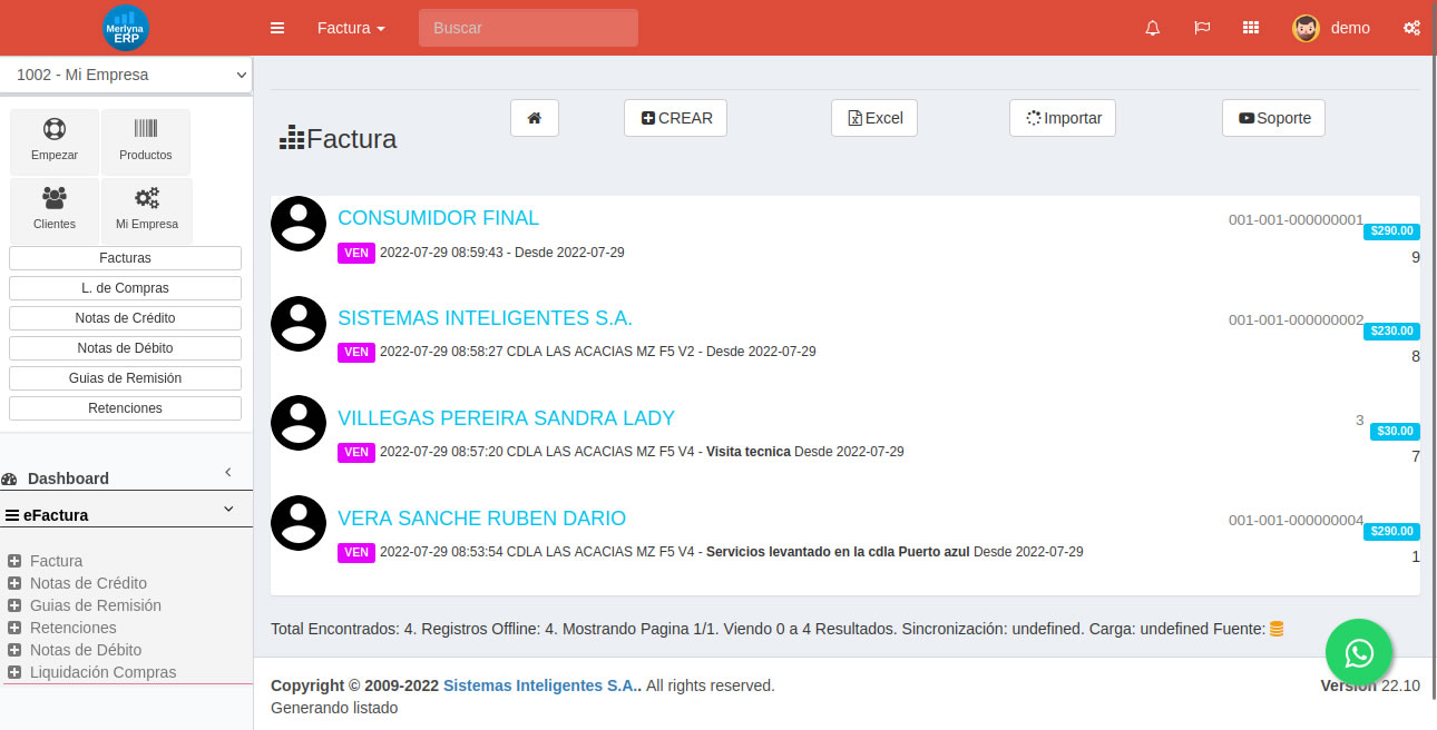 Merlyna ERP - Controla tu negocio con pocos click